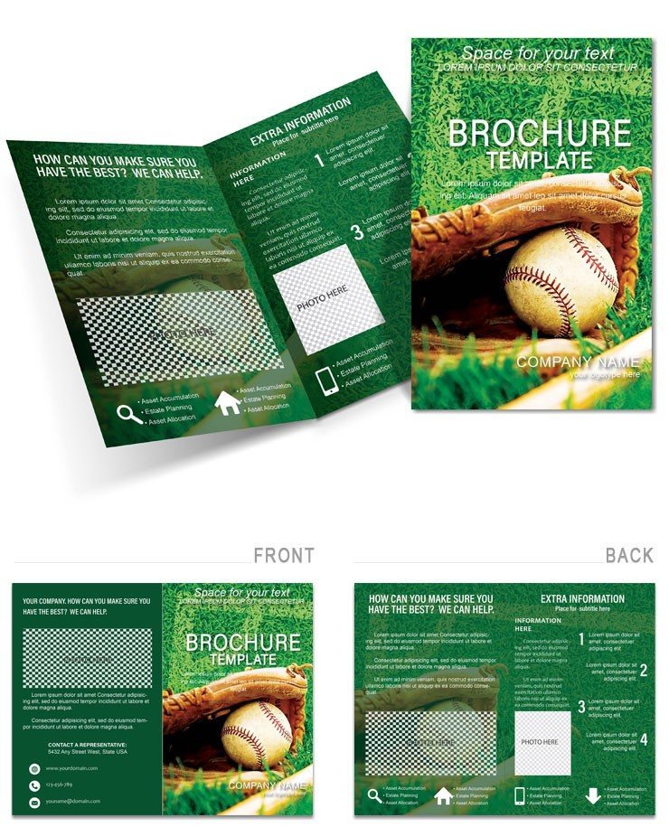 Baseball Requires Training Brochures Templates
