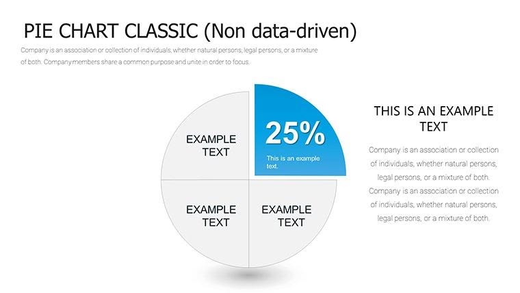 10 Segments Pie Keynote charts, Pie Infographic for presentation