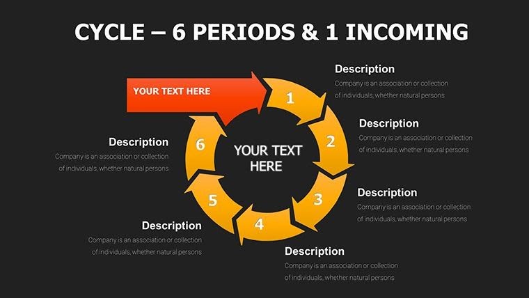 Infographic Cycle Periods and Incoming Keynote charts | ImagineLayout.com