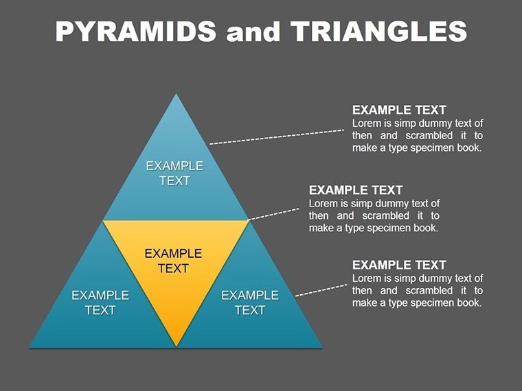 Pyramids and Triangles Keynote chart