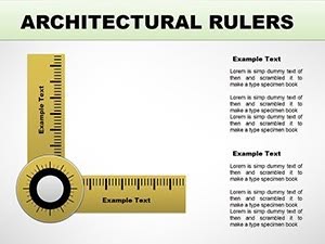 Architectural Rulers Keynote charts templates