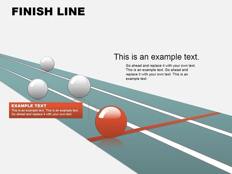 Finish Line Keynote charts templates