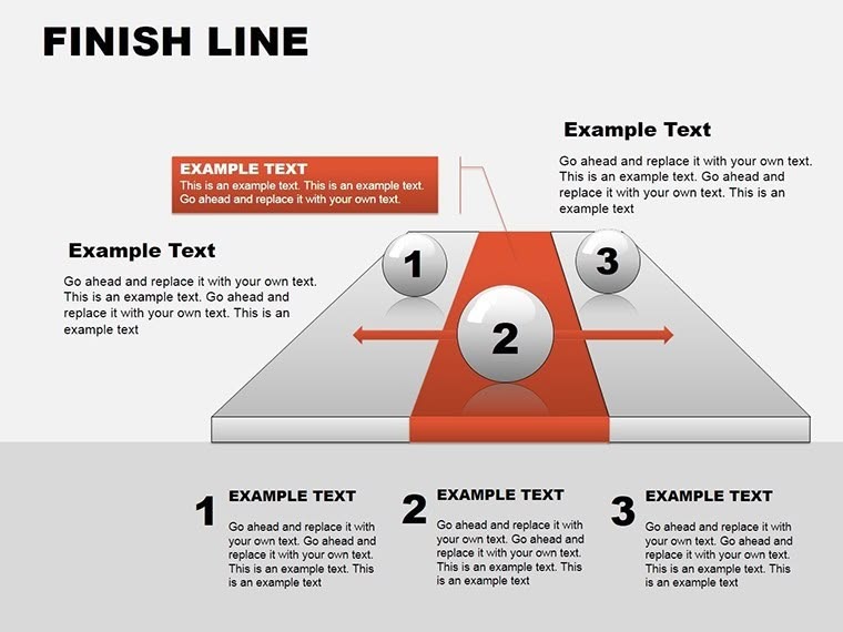 Finish Line Keynote charts templates