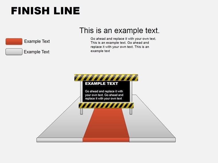 Finish Line Keynote charts templates