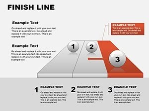 Finish Line Keynote charts templates