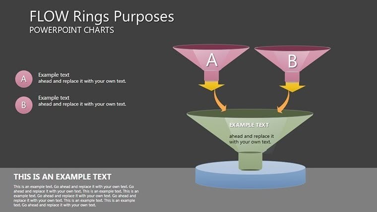 Revolutionize Flow Rings Keynote Charts - Download Template
