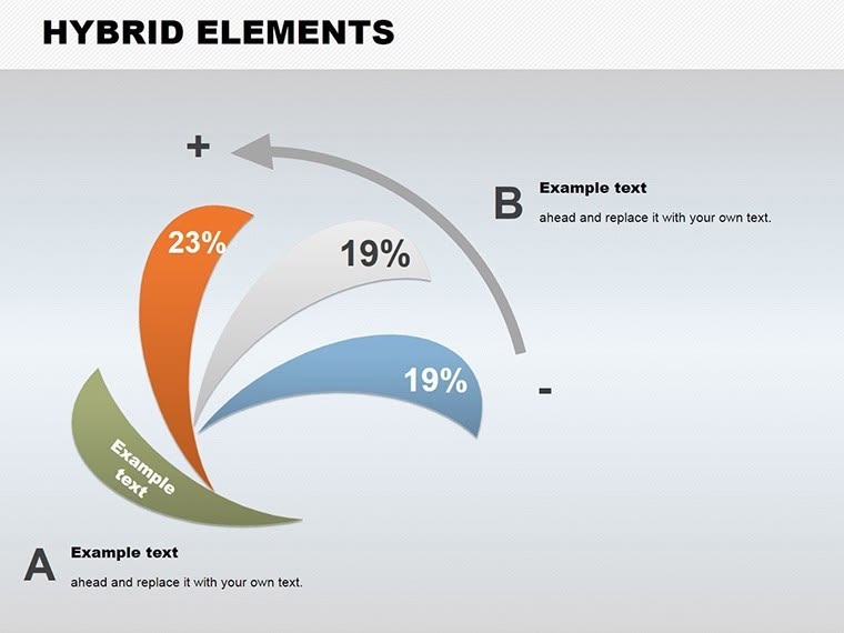 Hybrid Elements Keynote Charts Template