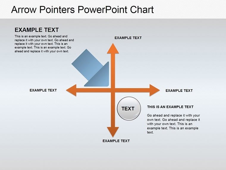 Arrow Pointers Keynote charts templates
