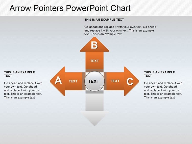 Arrow Pointers Keynote charts templates
