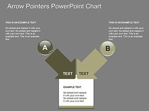 Arrow Pointers Keynote charts templates
