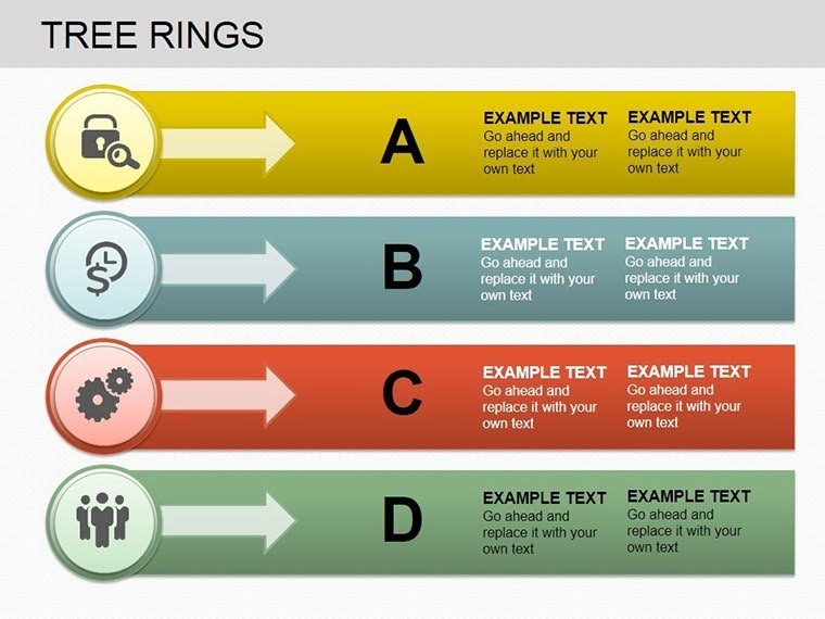 Tree Rings Keynote Charts Templates