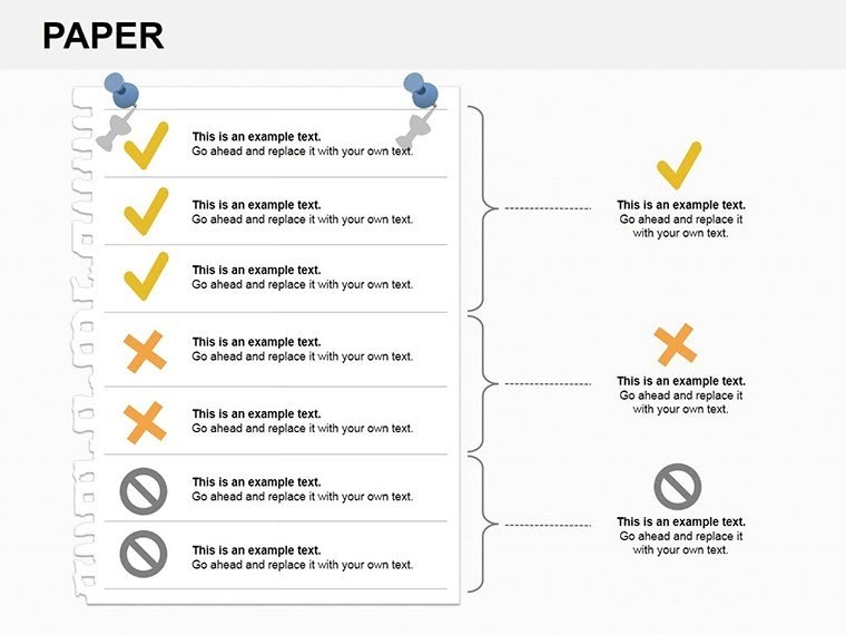 Infographic Paper Tables charts for Keynote presentation