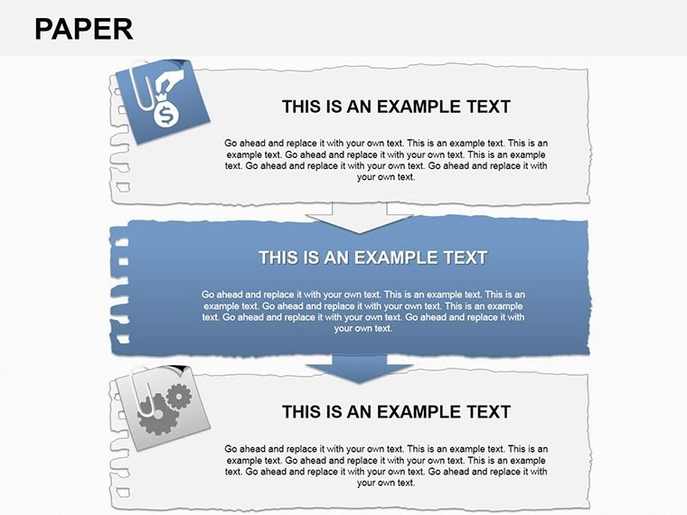 Infographic Paper Tables charts for Keynote presentation