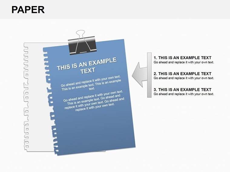 Infographic Paper Tables charts for Keynote presentation