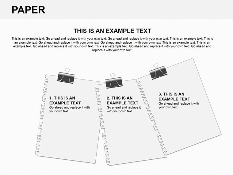 Infographic Paper Tables charts for Keynote presentation