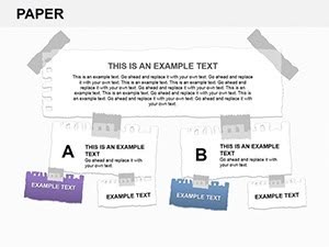 Infographic Paper Tables charts for Keynote presentation