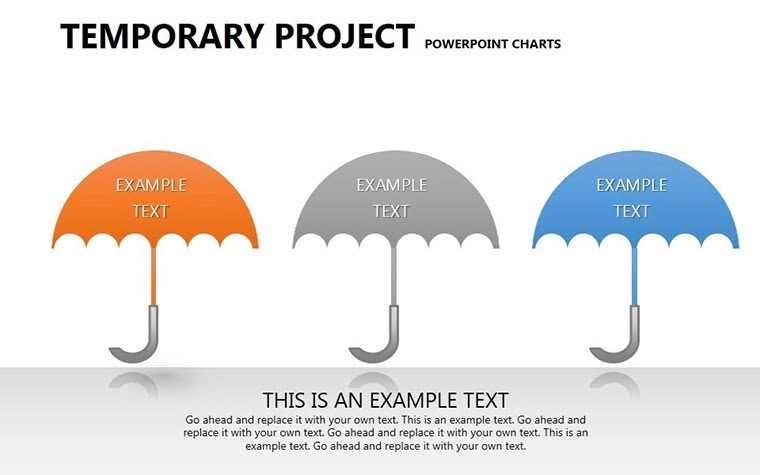Temporary Project Keynote Charts Template - Download Presentation