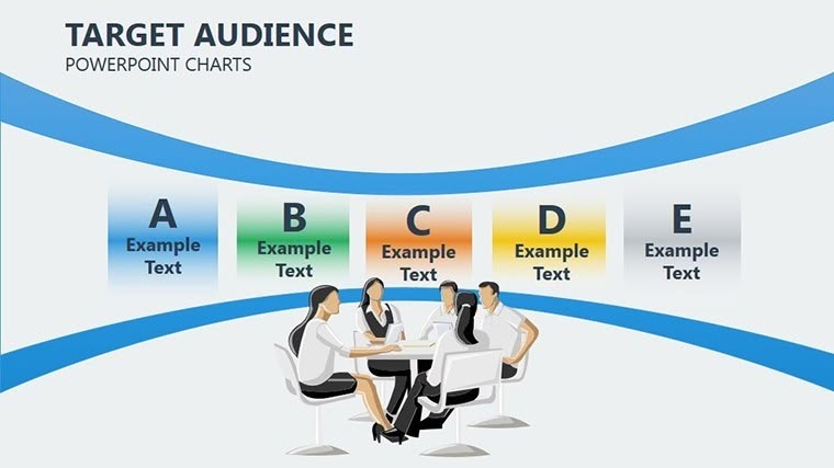 Target Audience Keynote Charts Template Download for presentation