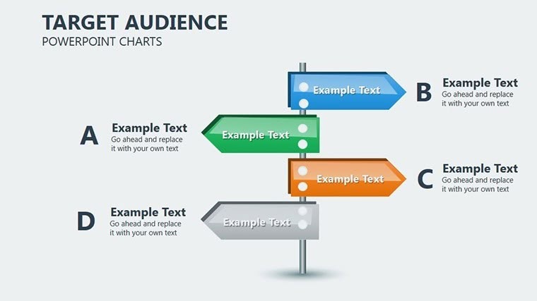 Target Audience Keynote Charts Template Download for presentation