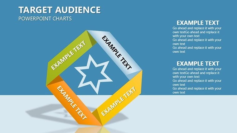 Target Audience Keynote Charts Template Download for presentation