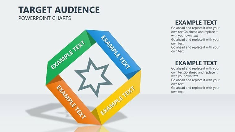 Target Audience Keynote Charts Template Download for presentation