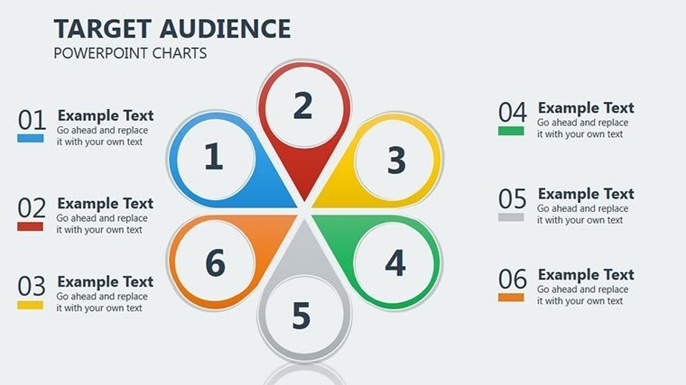 Target Audience Keynote Charts Template Download for presentation