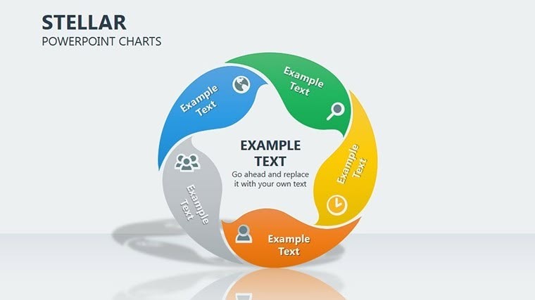 Stellar Keynote charts template
