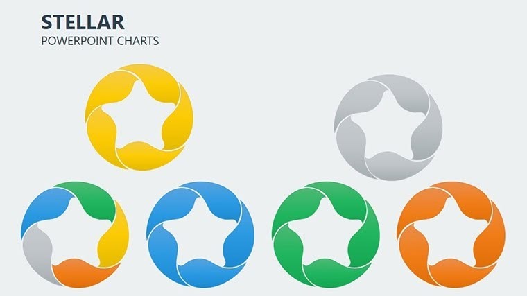 Stellar Keynote charts template