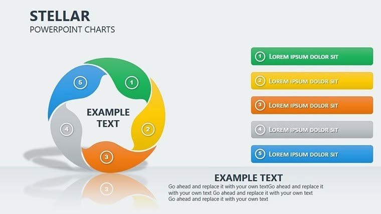 Stellar Keynote charts template