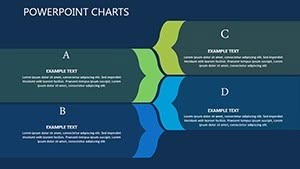 Performance Indicators Dark Keynote charts