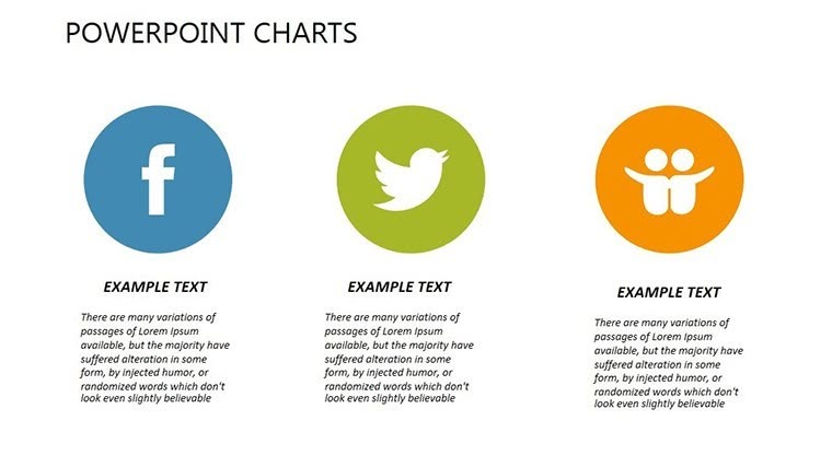 Social Networks Types Keynote Charts Template