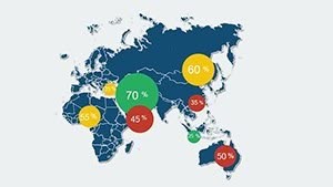 Logistics Animation Keynote chart, Infographic Logistics template for