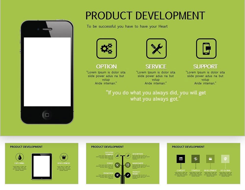 Product Development Animation Keynote charts | ImagineLayout.com