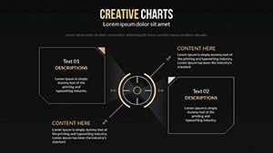 Creative Dark Color Keynote charts templates