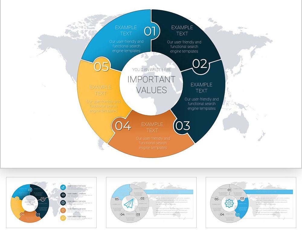 Economy Graph Keynote charts | ImagineLayout.com