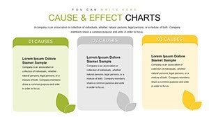 Cause and Effect Tree Keynote charts