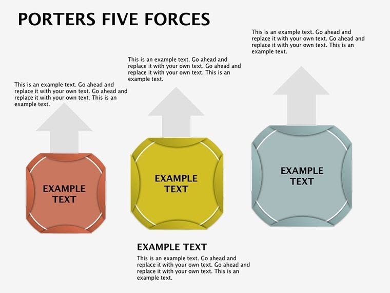 Editable Porters Five Forces Keynote Diagrams Template