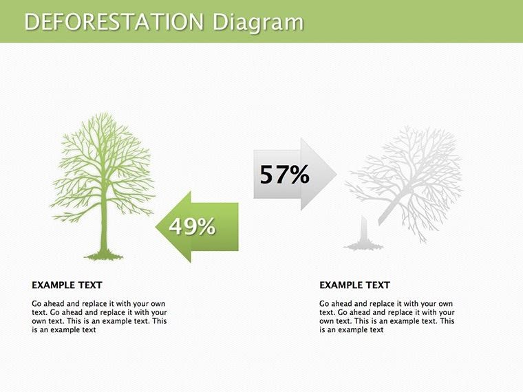 Causes of Deforestation Keynote diagram