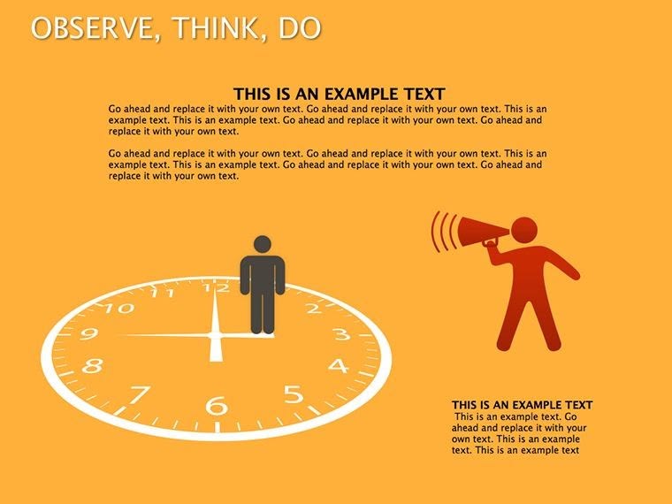 Observe, Think, Do: Keynote Diagrams Template for Presentation