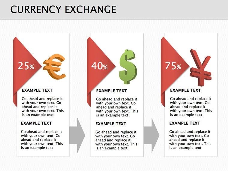 Currency Exchange Keynote diagrams Templates