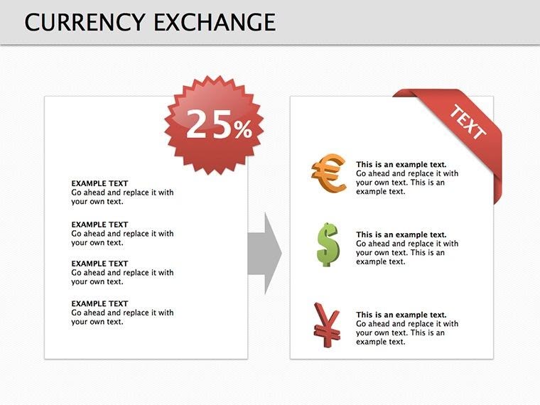 Currency Exchange Keynote diagrams Templates