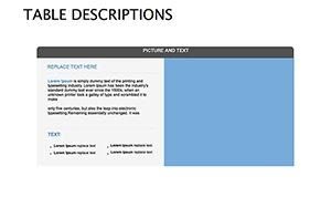 Creativity with Stunning Table Descriptions Keynote Diagrams