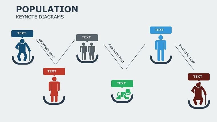 Population Keynote Diagrams | Download Presentation Template