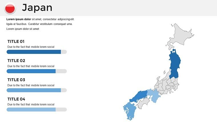 Japan Keynote Maps: Download Presentation Templates