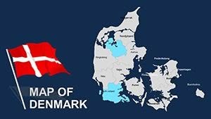 Denmark Maps: Editable Keynote maps of Denmark