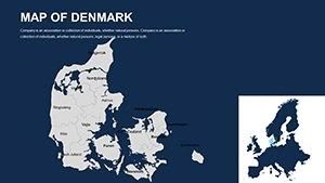 Denmark Maps: Editable Keynote maps of Denmark