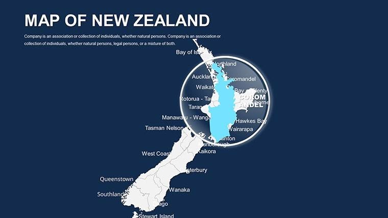 New Zealand Maps: Editable Keynote maps of New Zealand