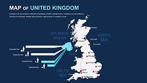 United Kingdom Keynote Maps for Presentation