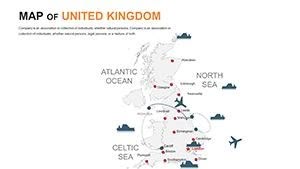 United Kingdom Keynote Maps for Presentation