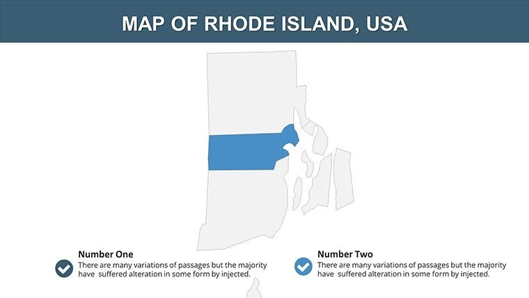 Rhode Island USA Keynote map template